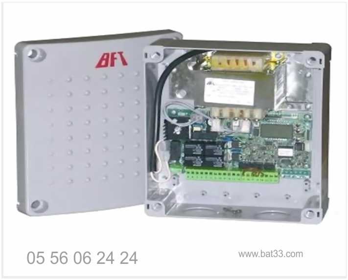 Carte et réglage moteur Bft Bordeaux