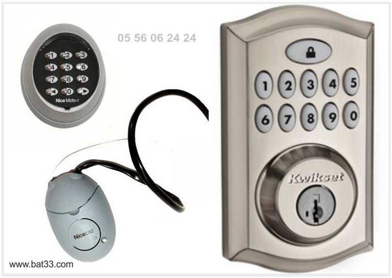 Clavier à code porte et portail Bordeaux